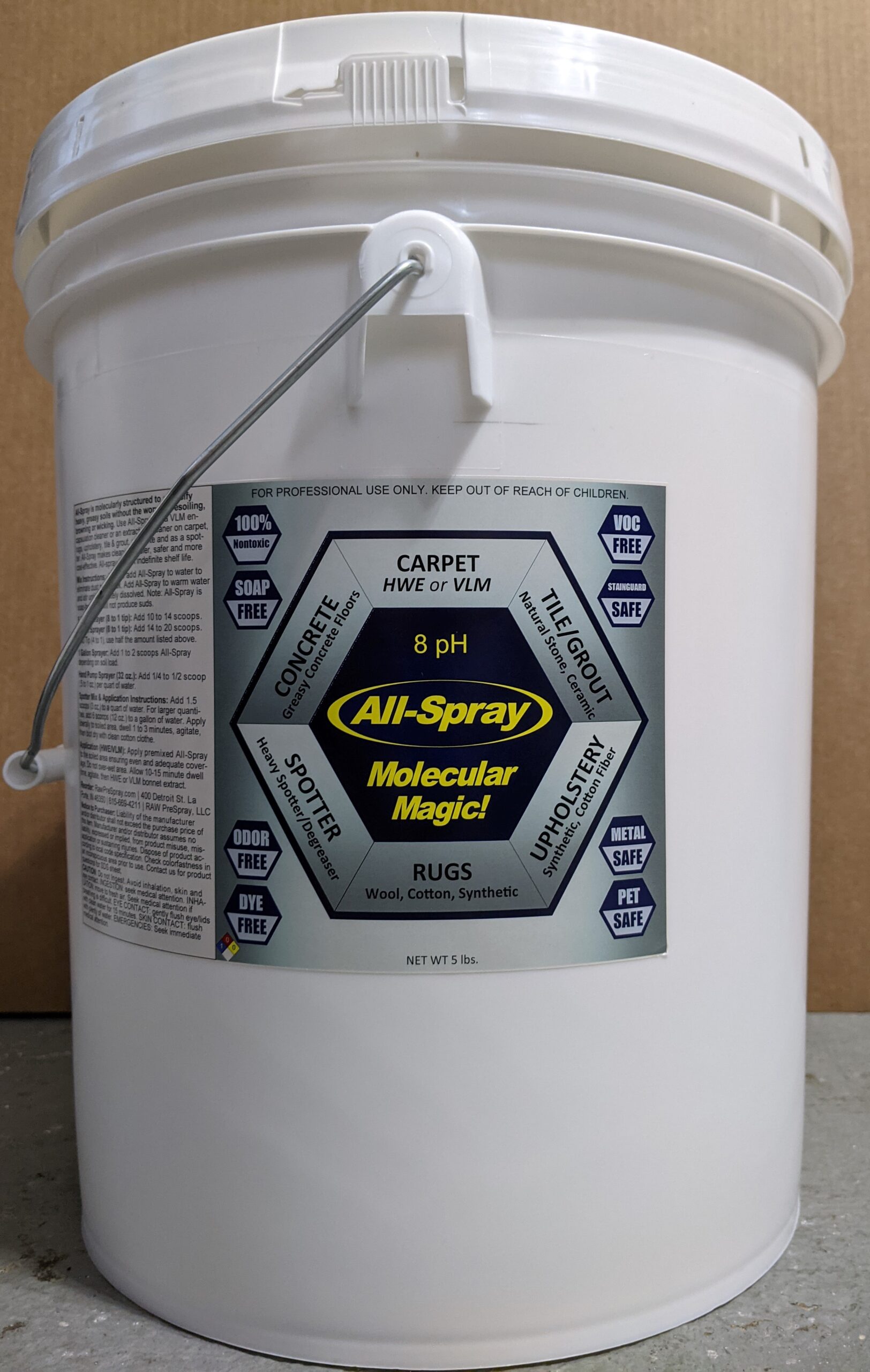 All-Spray 30lb Bucket Carpet PreSpray